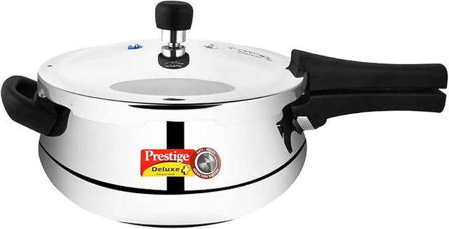 Prestige Deluxe Plus Aluminium Junior Handi Pressure Cooker 5 Litre (P